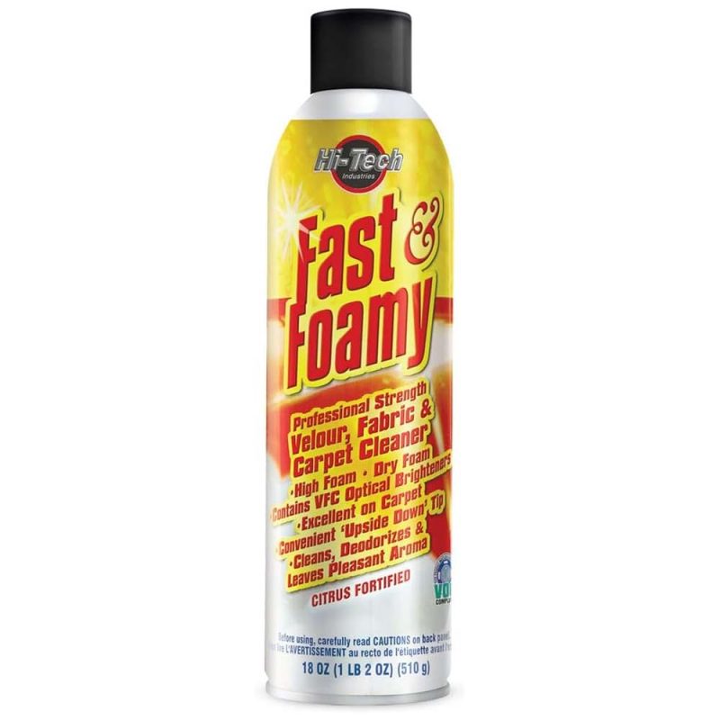 HI-TECH Fast & Foamy Fabric & Carpet Cleaner - Full Auto Parts And ...
